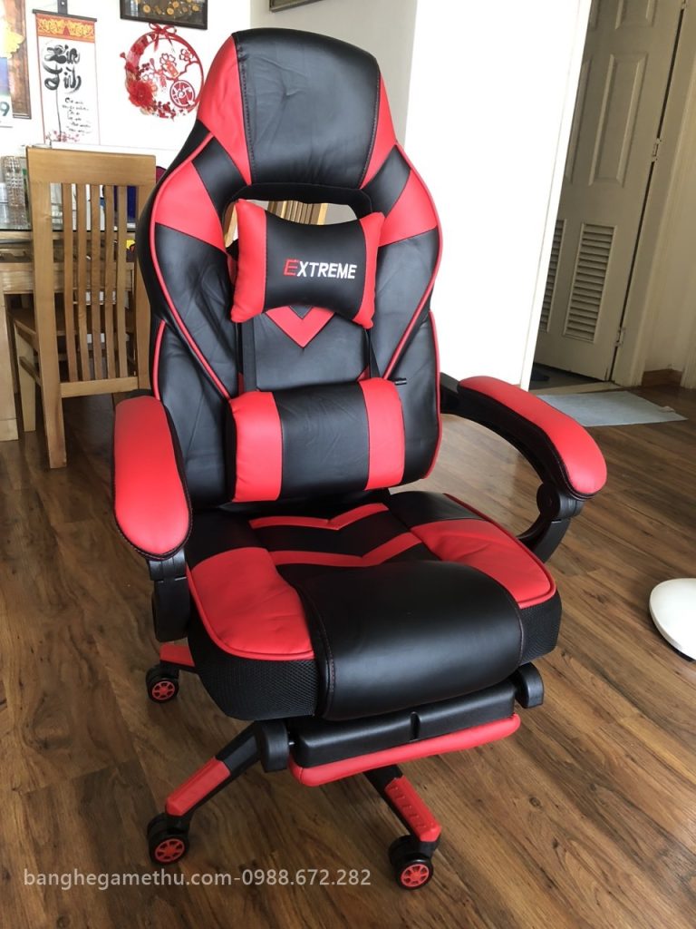 Ghế Gaming Extreme Zero V4- Có Rung Massage Lưng Và Gác Chân (Red Black ...